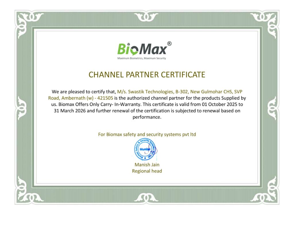 Biomax Attendance Machine Mumbai | 📞 8291934019